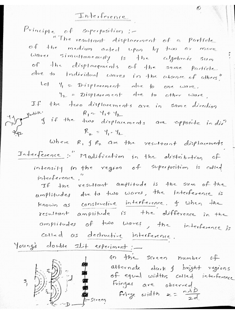 Physics Interference | PDF