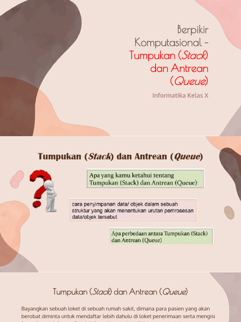 Stack Dan Queue | PDF