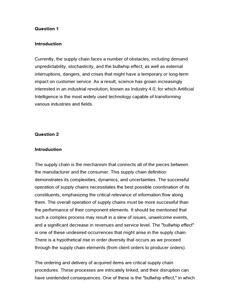 Logistics and Transport Case Study | PDF | Supply Chain | Demand