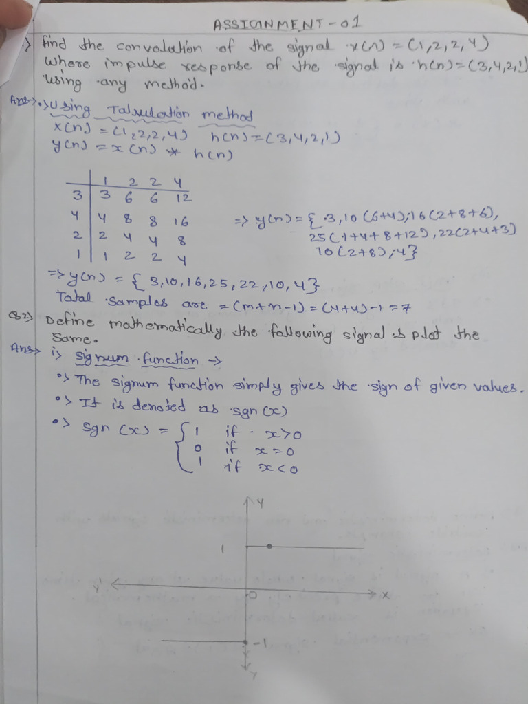 SIGNAL AND SYSTEM | PDF