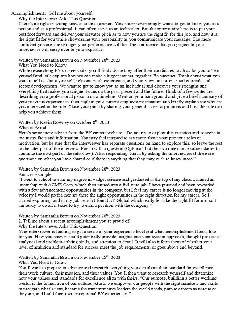 EY | PDF | Communication | Well Being