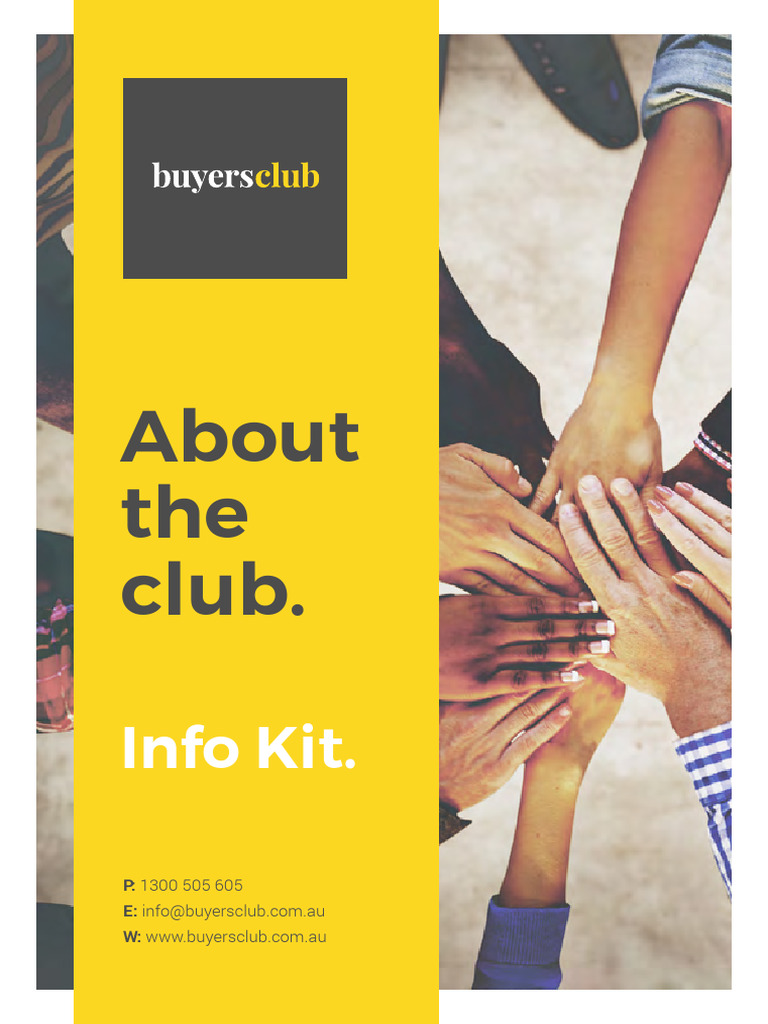 About The Club - Info Kit - 2021 | PDF | Investing | Money