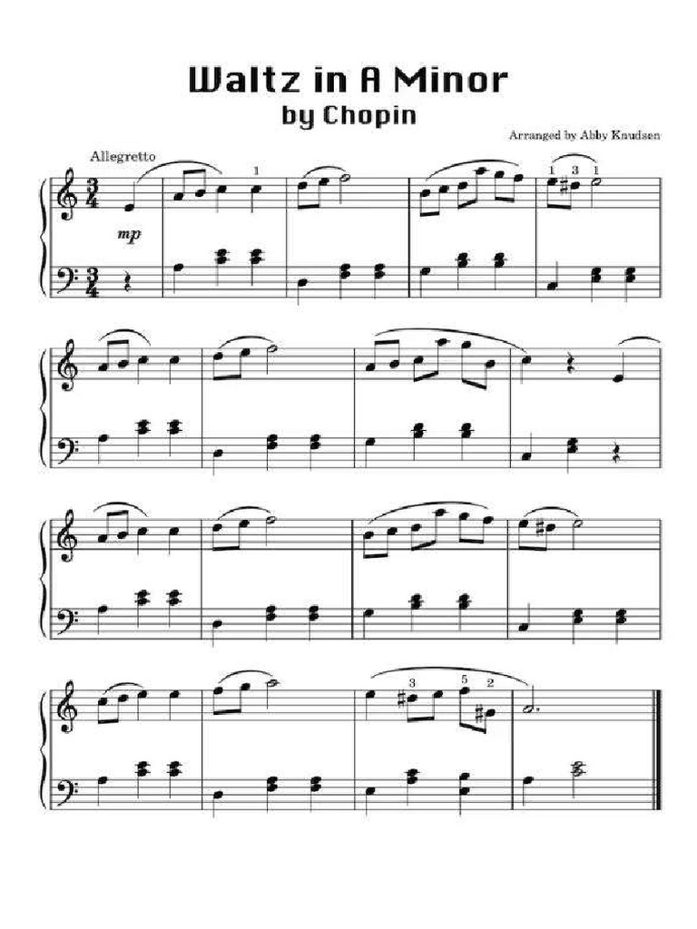 Chopin_walzer | PDF