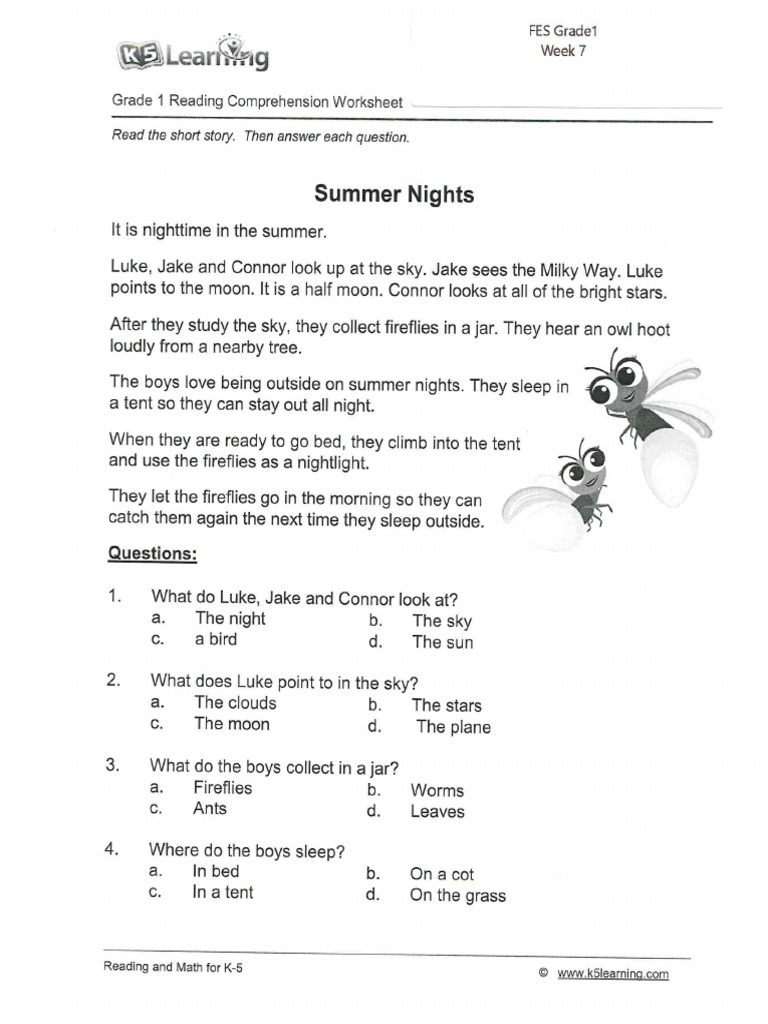 Grade 1 Week 7 PDF | PDF