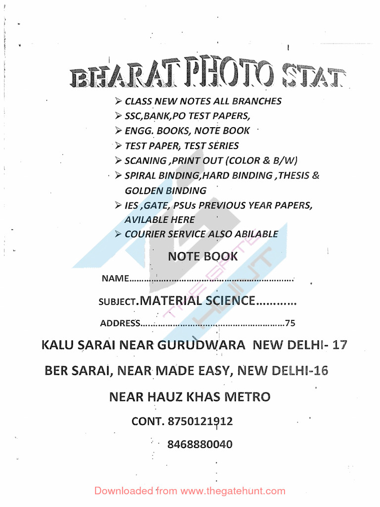 Material Science | PDF