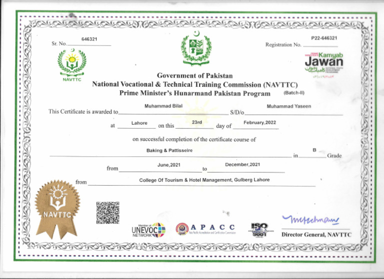 Cothm Certificate 2 | PDF