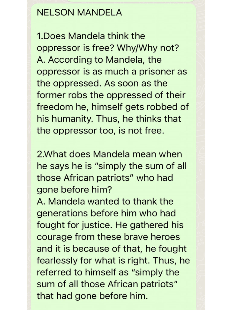 nelson mandela | PDF