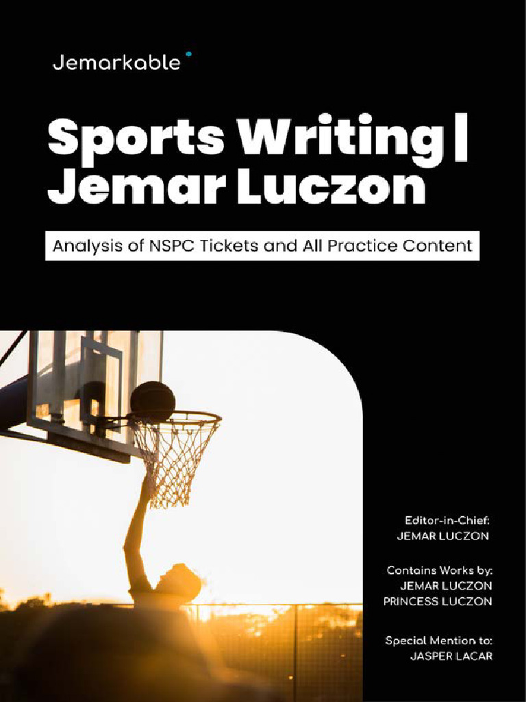 660a1992c6dd396f815eb073 - Sports Writing - Jemar Luczon - Vfinal3 | PDF | Le Bron James ...