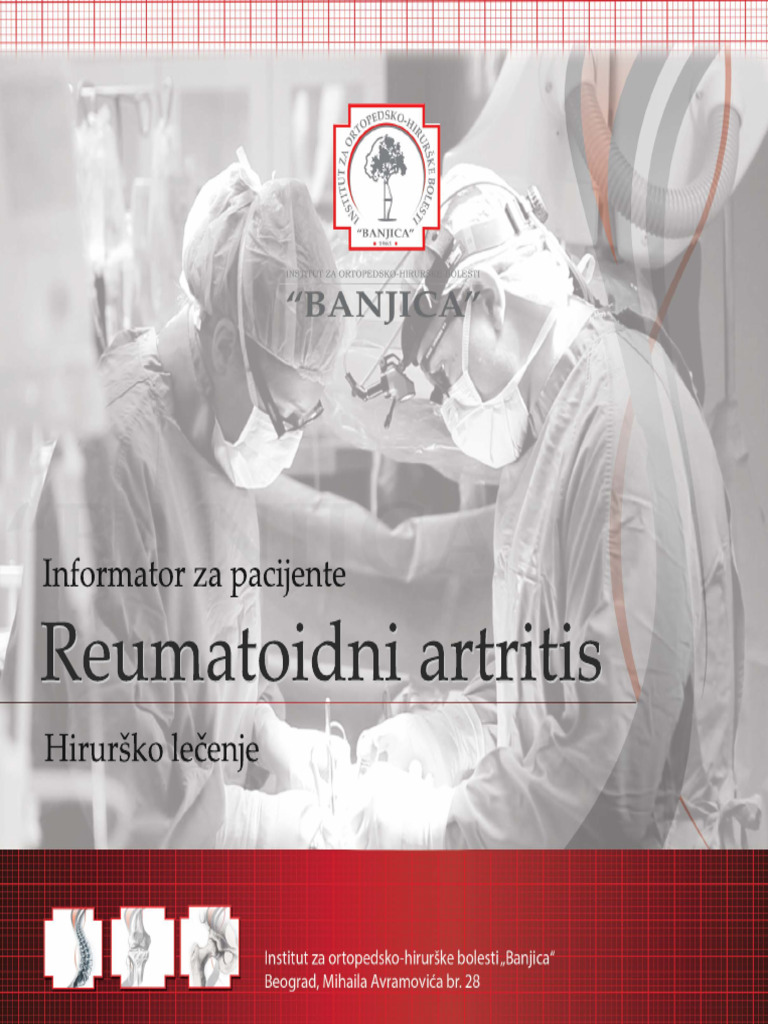 Hirursko Lecenje Reumatoidnog Artritisa | PDF