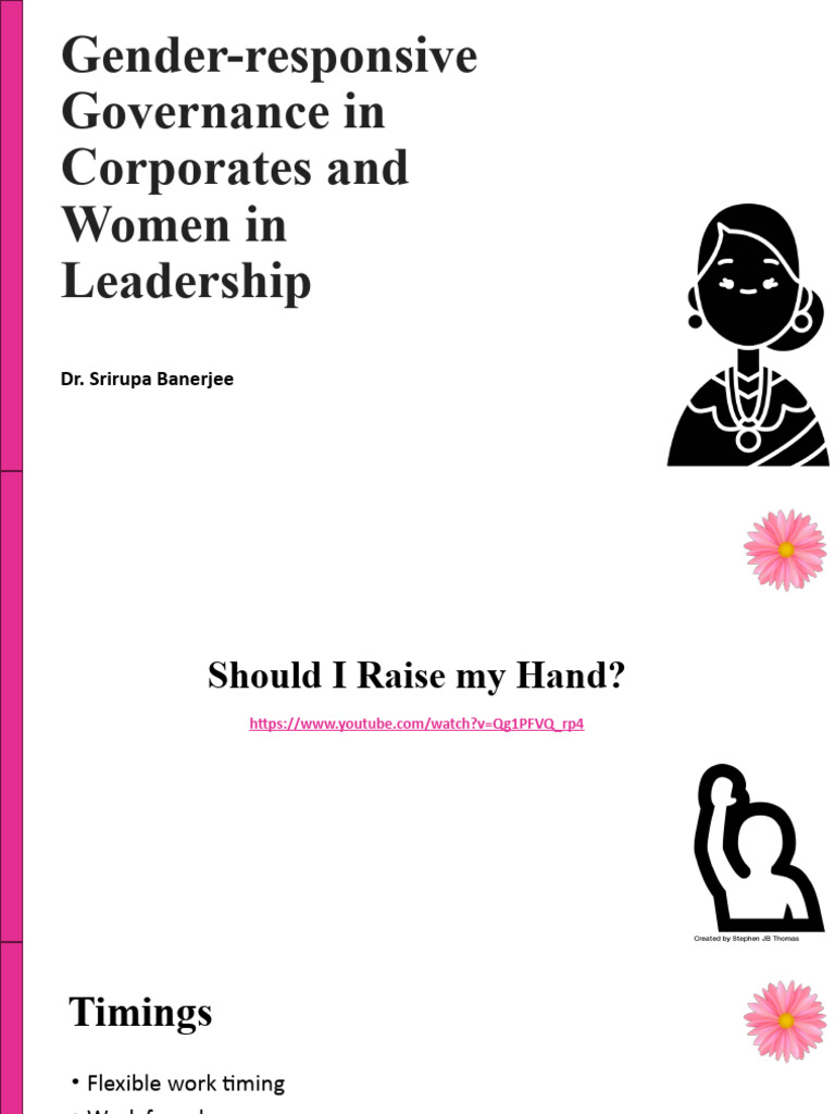 Gender-Responsive Corporate Governance | PDF