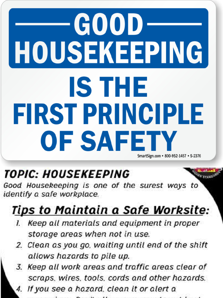 Poor HouseKeeping Hazards | PDF