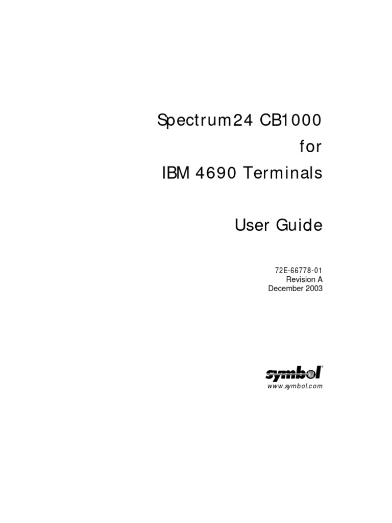 Cb-1000 Ibm 4690 User Guide | PDF | Multicast | Wireless Access Point