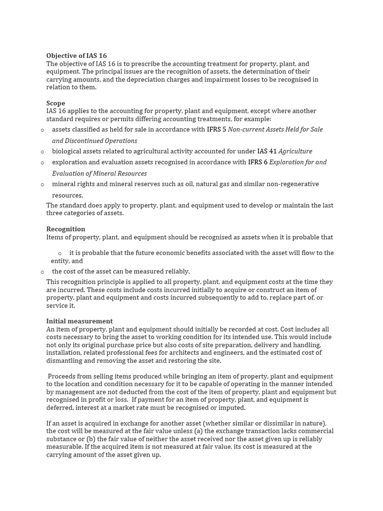 PPE and Intangible Asset Notes | PDF | Fair Value | Fixed Asset