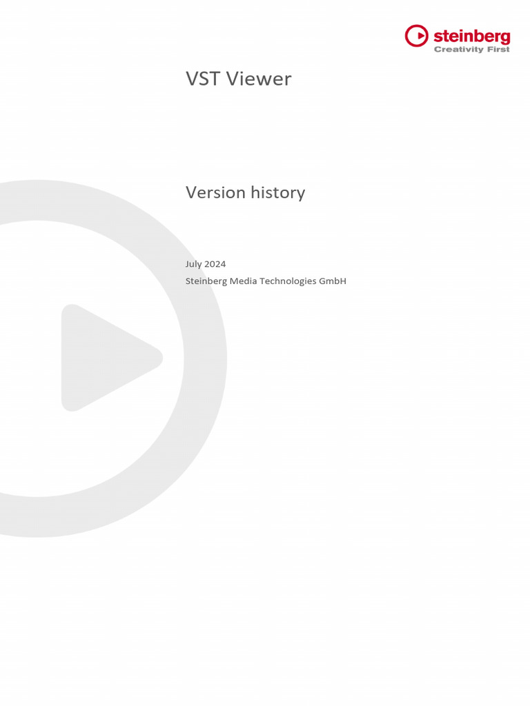 VST Viewer 1.0.61 Version History | PDF | Software | Computing