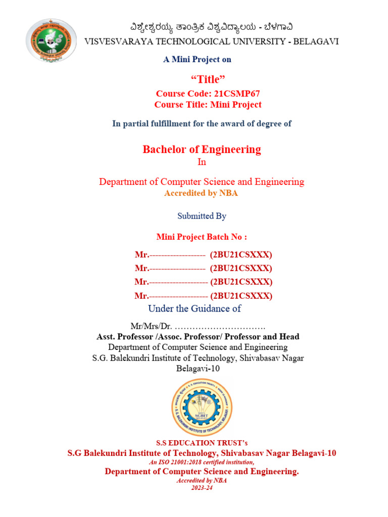 Updated Cover Sheet and Project Certificate | PDF | Science | Engineering