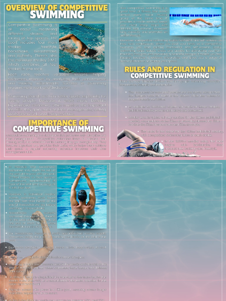OVERVIEW OF COMPETITIVE SWIMMING | PDF