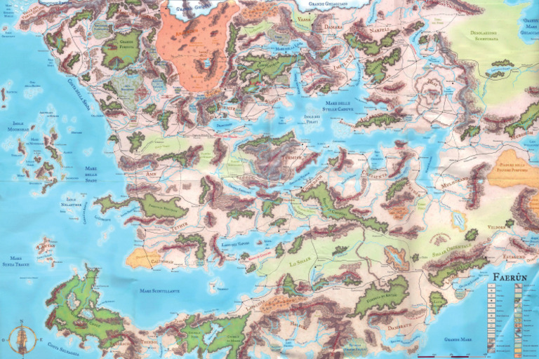 [Forgotten Realms - ITA] Mappa di Faerun | PDF
