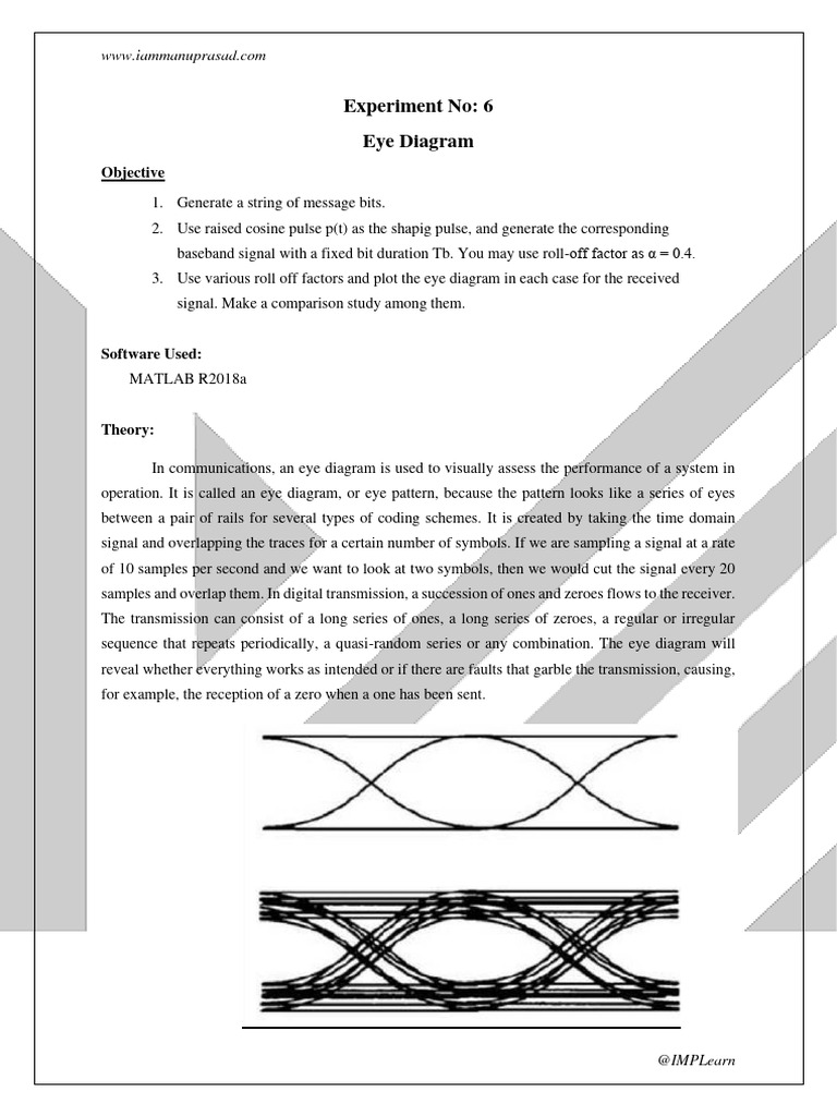 Eye Diagram - IMPLearn | PDF | Information And Communications Technology | Electronics