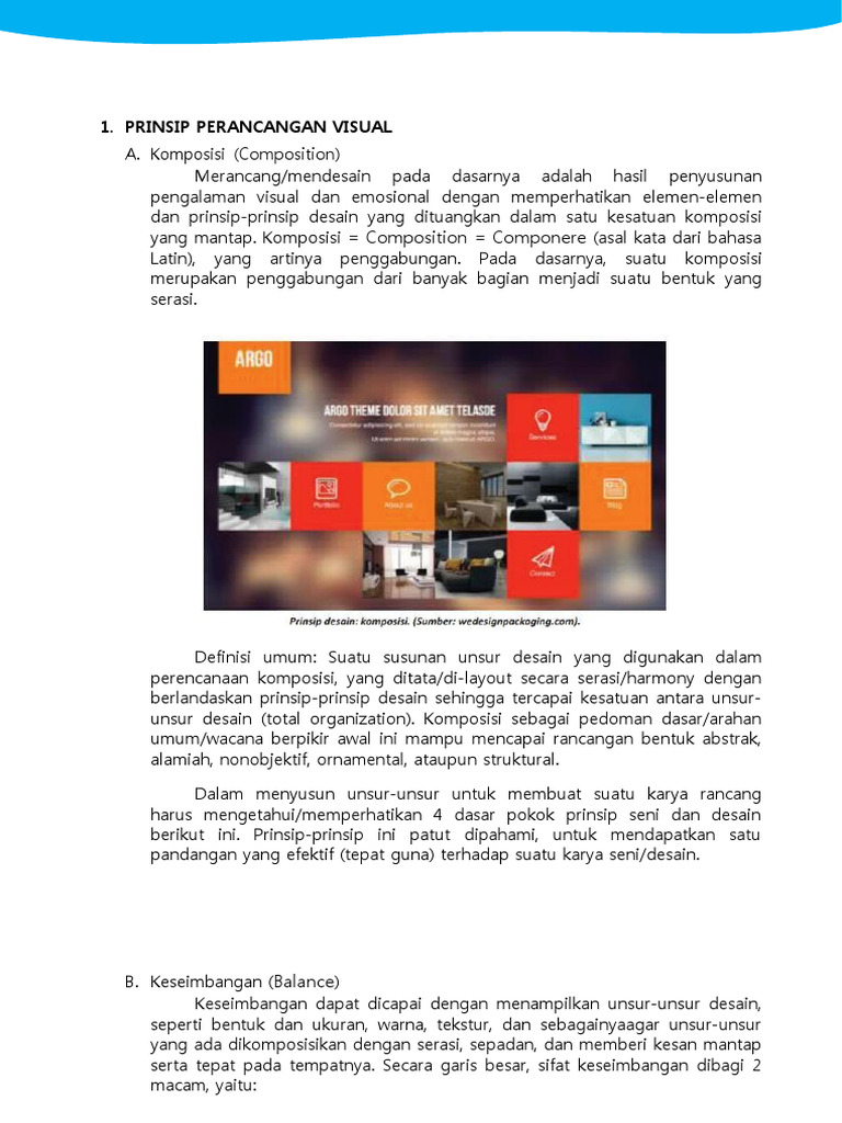 PRINSIP PERANCANGAN VISUAL | PDF