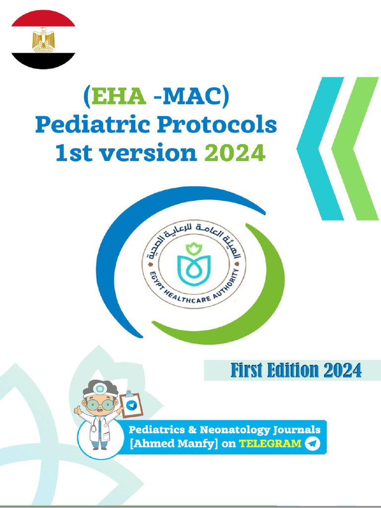 Pediatric Protocols 1st Version 2024 - Collected (EHA -MAC) | PDF | Intellectual Disability ...