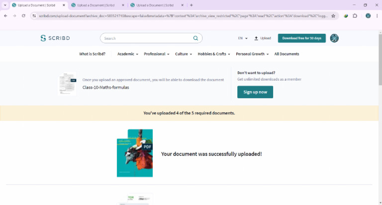 Upload A Document - Scribd - Google Chrome 7 - 28 - 2024 6 - 05 - 44 PM | PDF