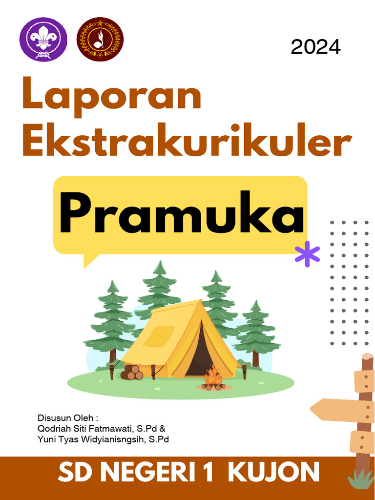 Laporan Ekstra Kulikuler Pramuka SD N 1 Kujon | PDF
