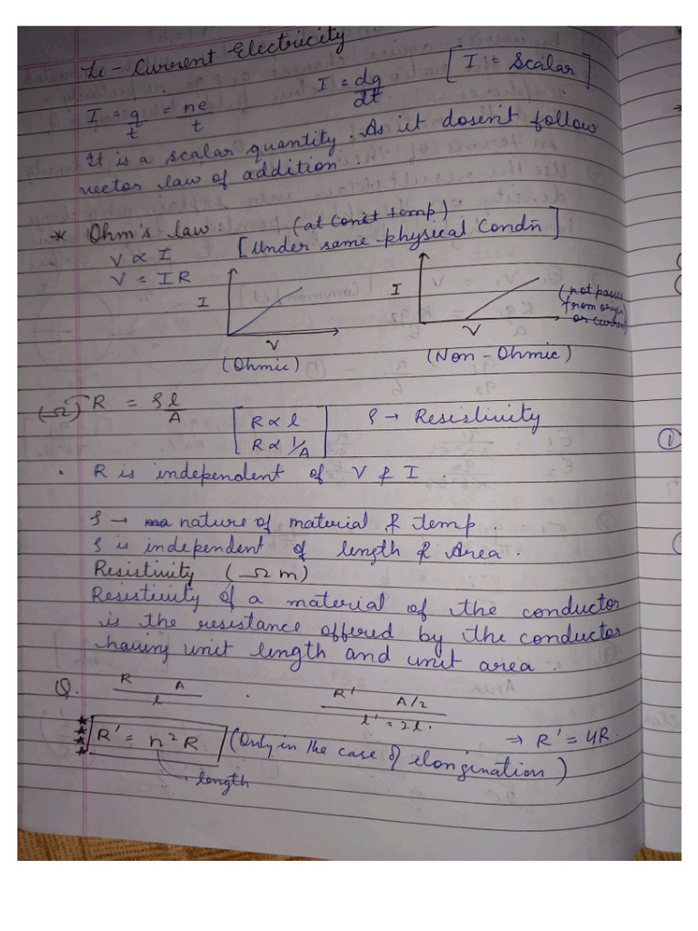 ch-3 current electricity | PDF