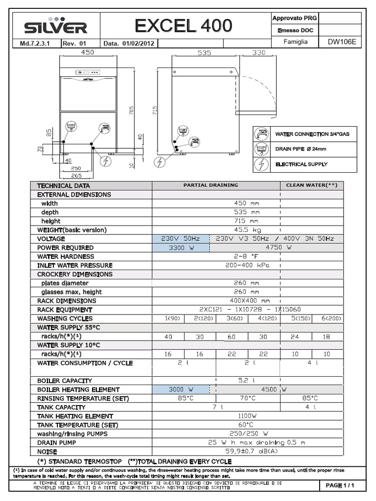 Sa-Excel 400 | PDF | Water | Energy Technology