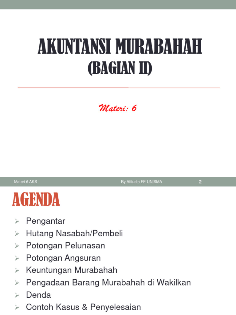 Materi-6-AKS-AKUNTANSI MURABAHAH-2 | PDF