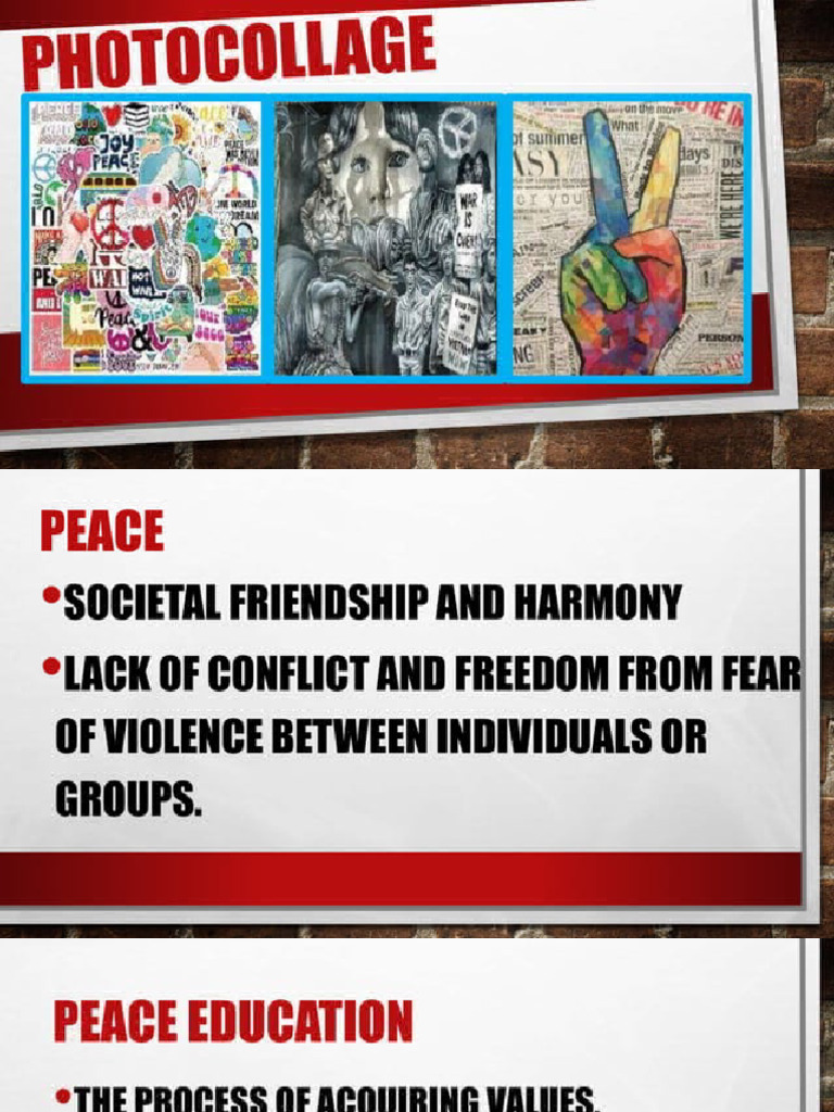 Week 1 PEACE ED19b1 4dda 9914 Ec3232df96a4 | PDF