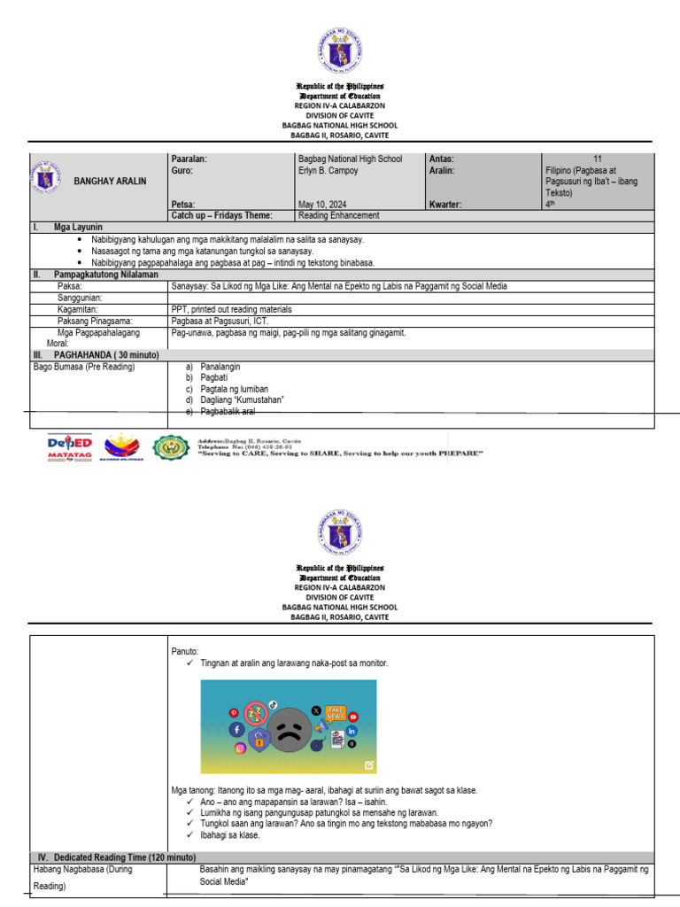 Dlp-Cuf-Nrp-May 10-Filipino | PDF