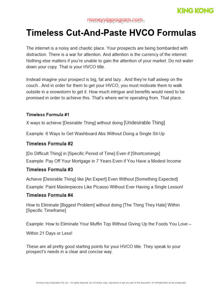 1.6-HVCO_Formulas | PDF