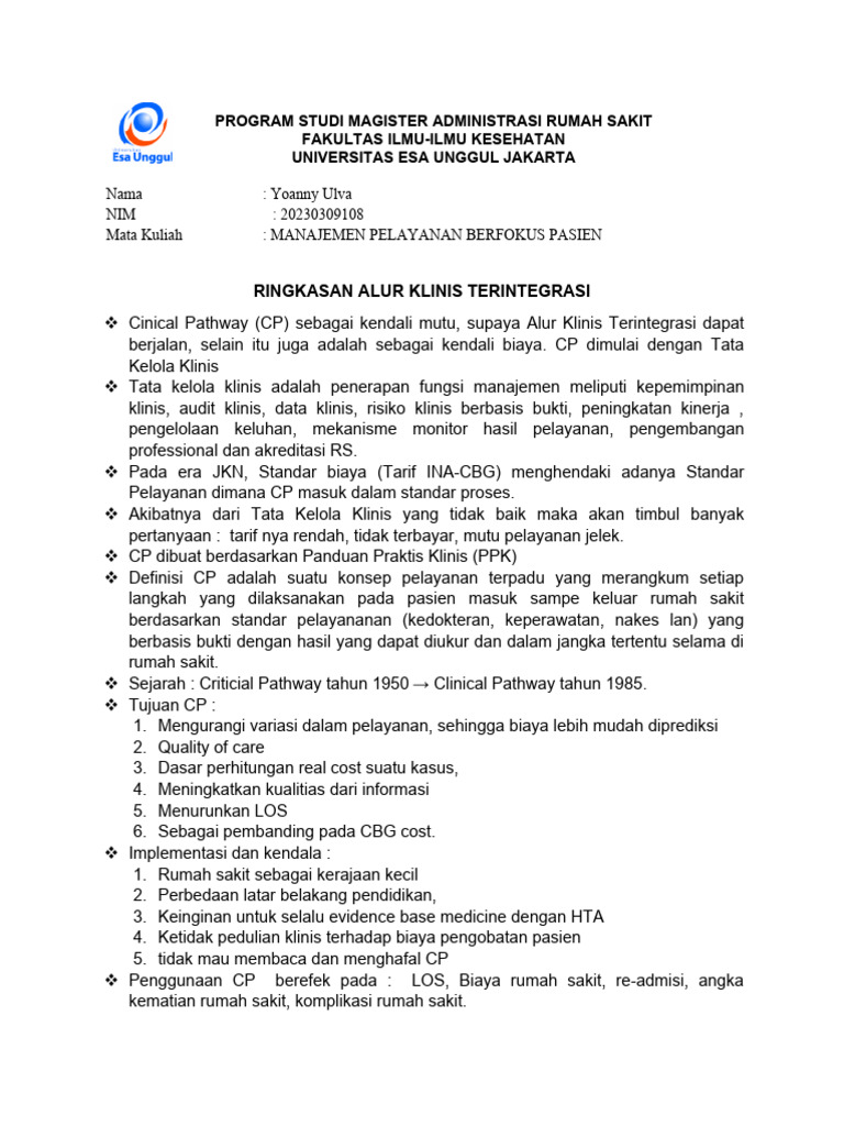 Yoanny Ulva - Ringkasan PCC Sesi 10 | PDF | Pengembangan Diri | Sains ...