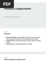 Pasteur's Swan-Neck Flask Experiment | PDF
