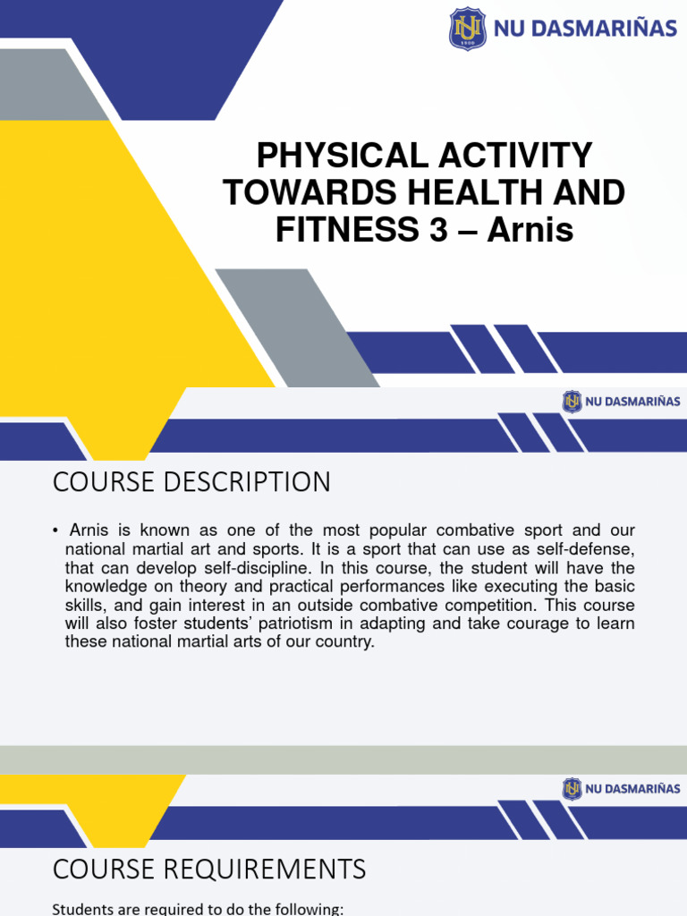 PE3 Arnis Midterm Period PDF | PDF | Foot