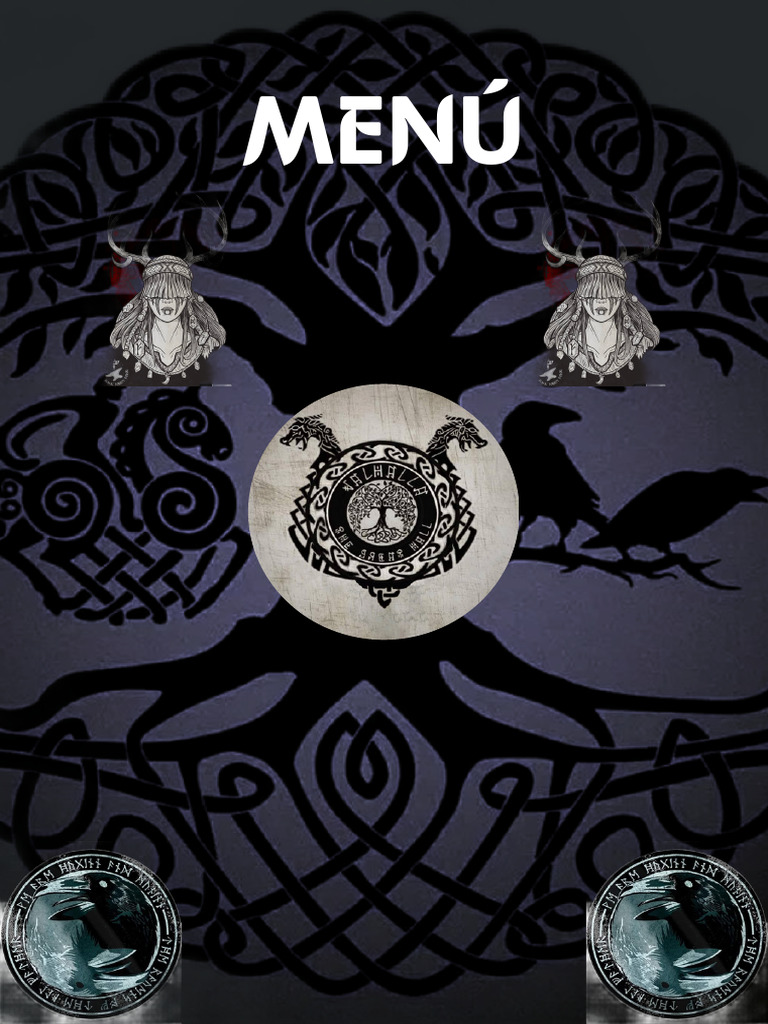 Menú - Valhalla The Great Hall | PDF | Alimentos | Carne