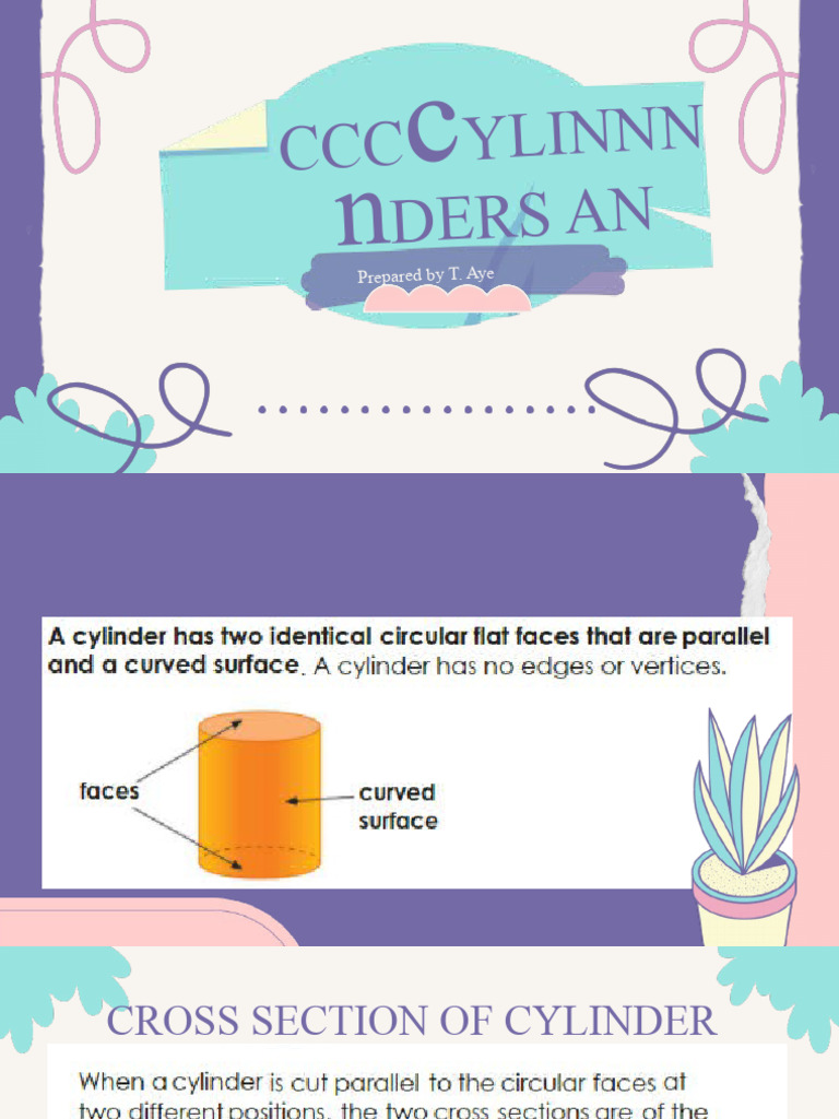 2.2 Cones Cylinder and Nets | PDF | Home & Garden