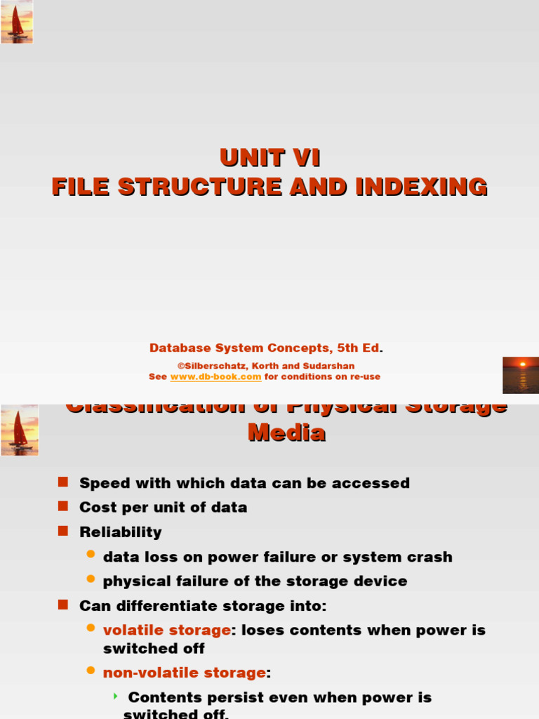 Unit-6 DBMS - Indexing | PDF | Computer Data Storage | Hard Disk Drive Unit-6 DBMS - Indexing | PDF | Computer Data Storage | Hard Disk Drive