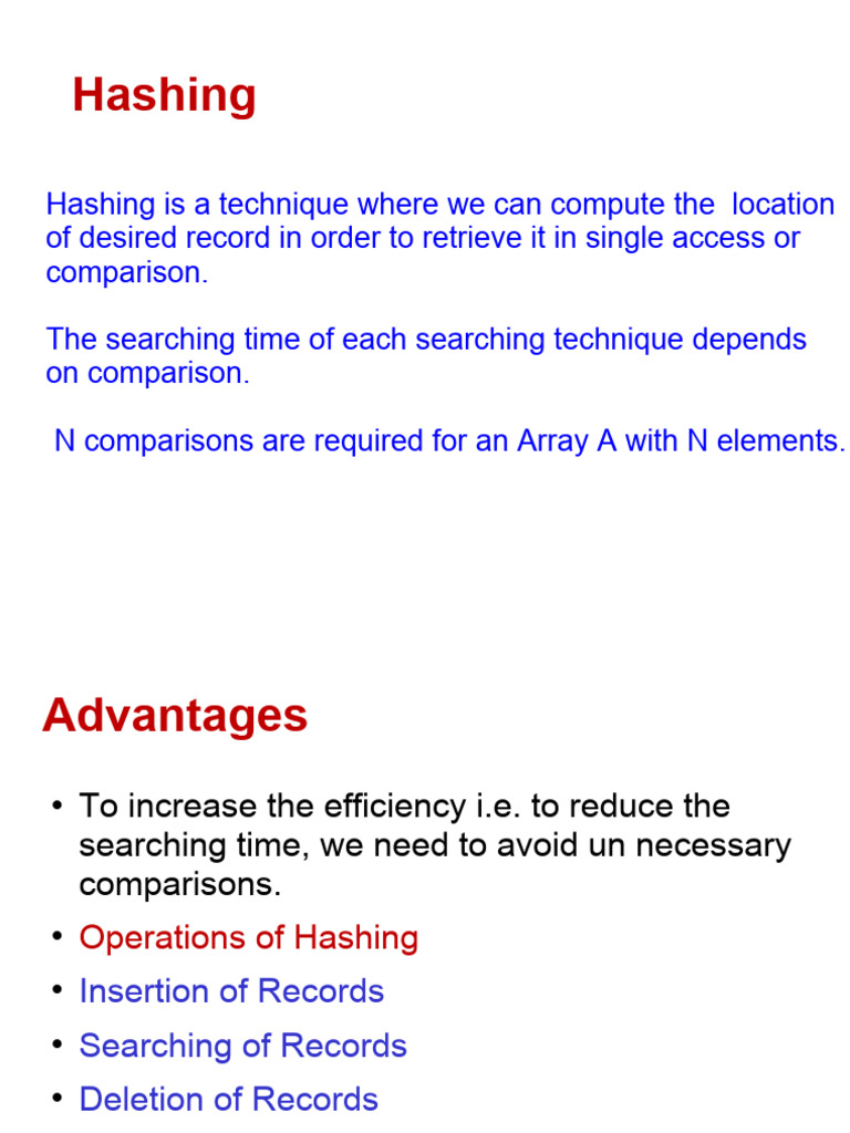 Unit-6c DBMS - Hashing | PDF | Function (Mathematics) | Applied Mathematics