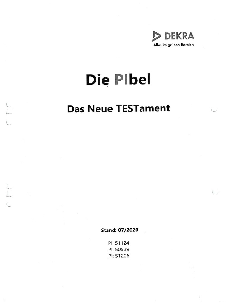 Dekra Teil 1 | PDF