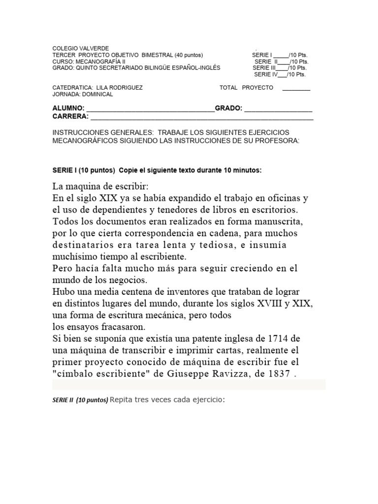 Meca 5to. Bil. 3a. Unidad Weekend | PDF