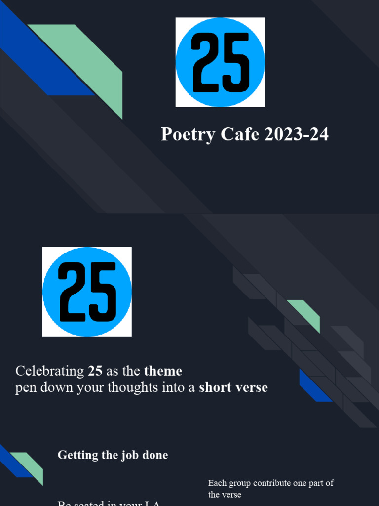 Poetry Cafe | PDF