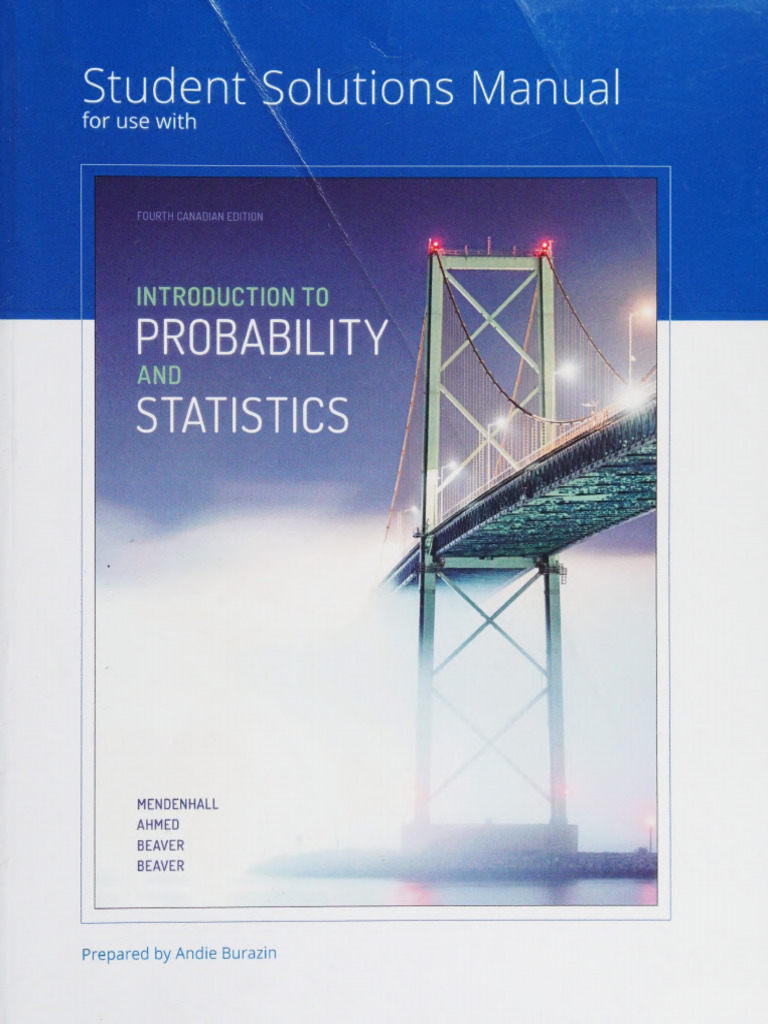 Solutions for Probability and Statistics | Download Free PDF | Histogram | Sampling (Statistics)