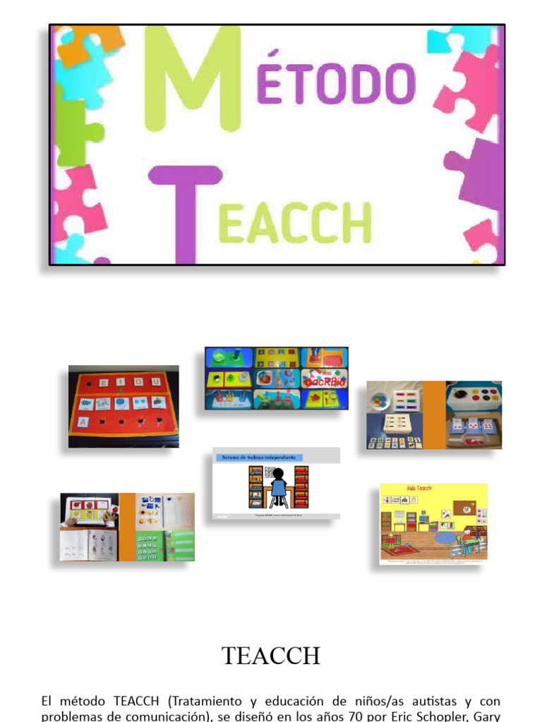 TEACCH_1 | PDF | Espectro autista | Aprendizaje
