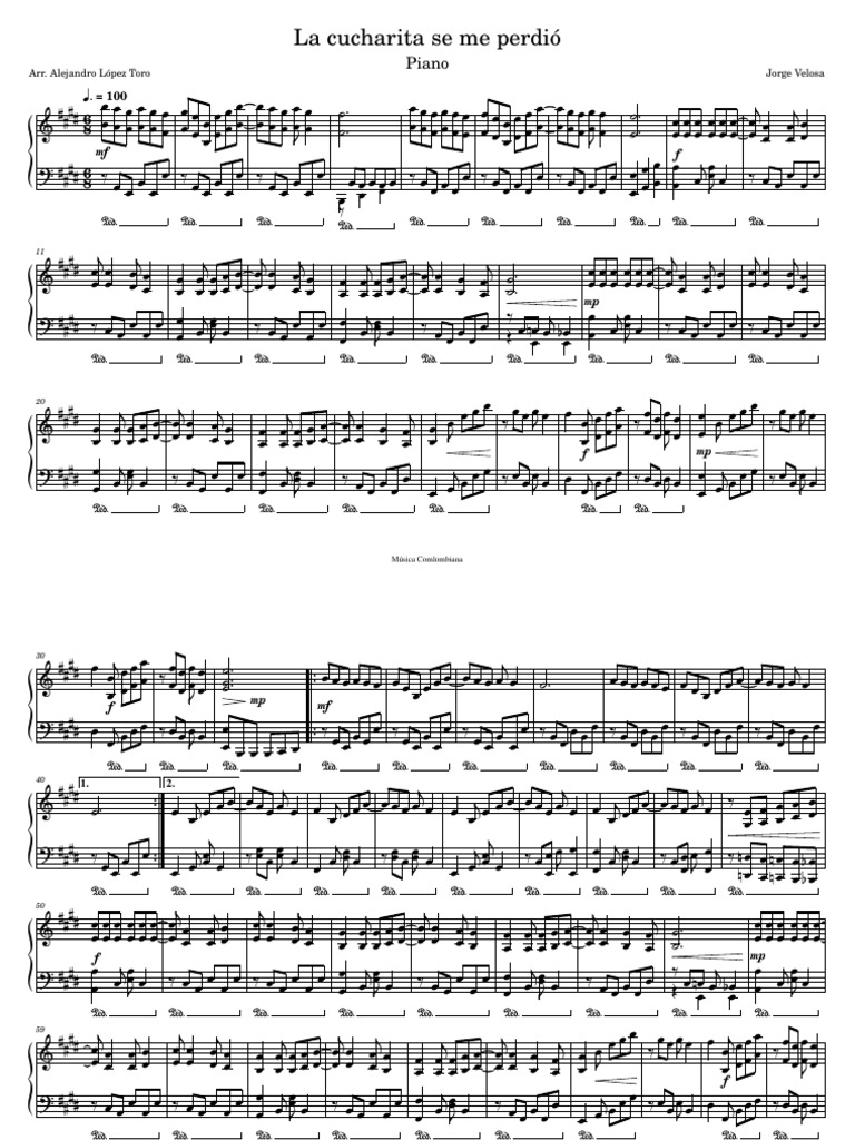 La Cucharita Se Me Perdi | PDF