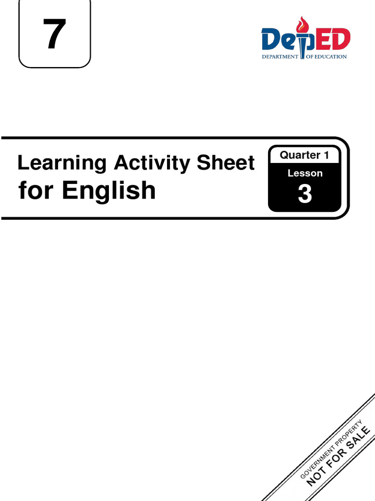 Q1 WS English 7 Lesson 3 Week 3 | PDF Q1 WS English 7 Lesson 3 Week 3 | PDF