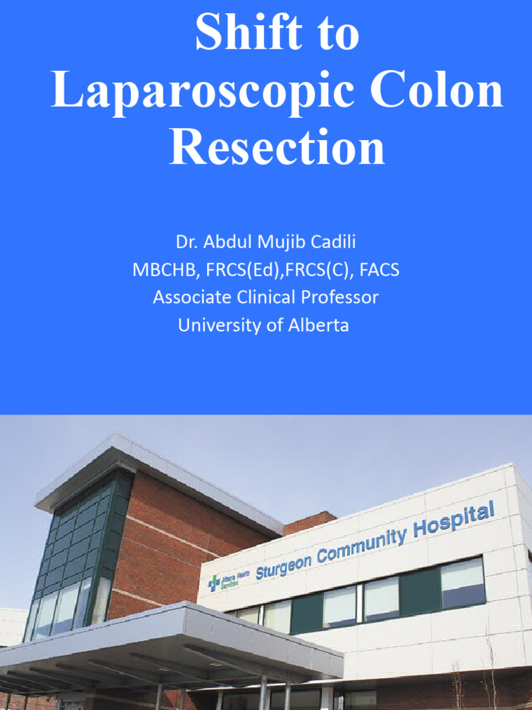Laparoscopic Colon Resection Study Results | PDF | Colorectal Cancer ...