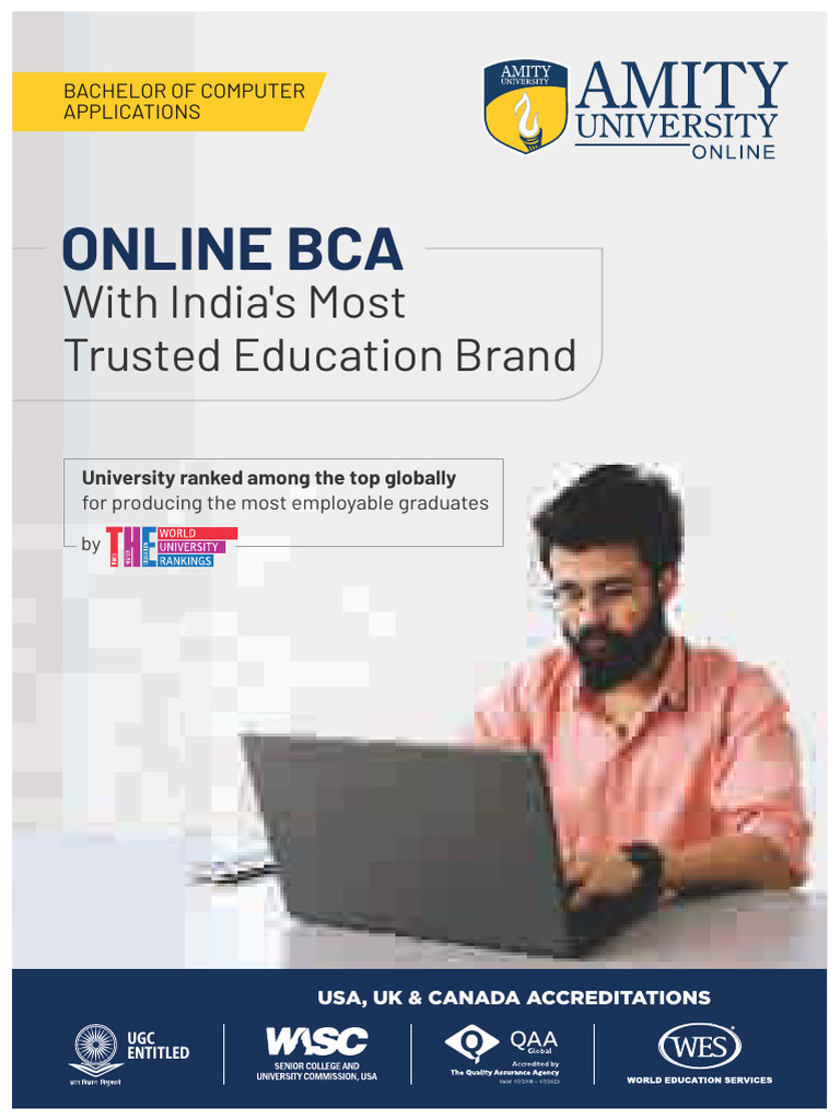 Online Bca: With India's Most Trusted Education Brand | PDF ...