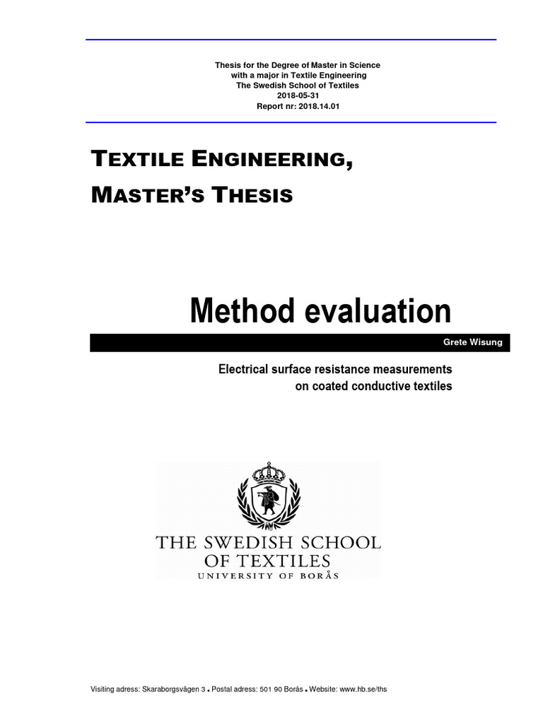 FULLTEXT01 | PDF | Electrical Resistance And Conductance | Electrical Resistivity And Conductivity