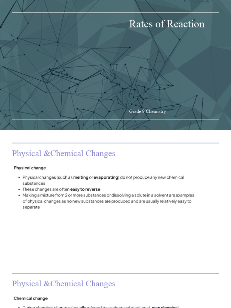 Factors Influencing Reaction Rates | PDF | Reaction Rate | Catalysis